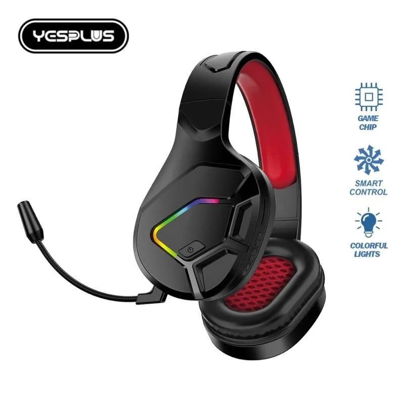 Yes Plus YS-511 Wireless Gaming Headphones With Mic Headsets