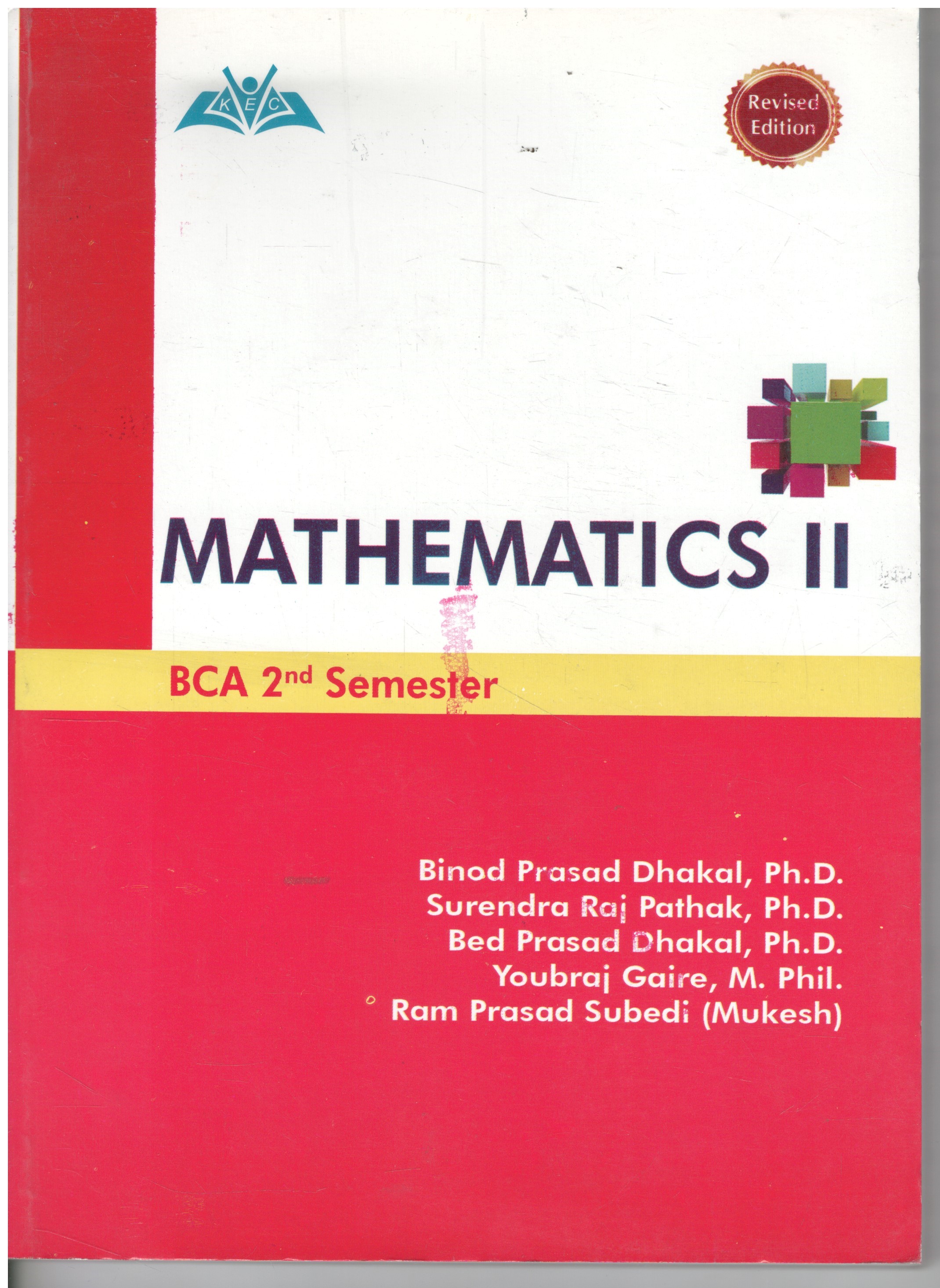 Books & Crafts :: Books :: Education :: Mathematics II Textbook For BCA ...