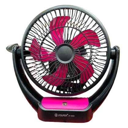 JYSUPER JY-2523 Rechargeable Wind Up-Down Movable Desk Fan
