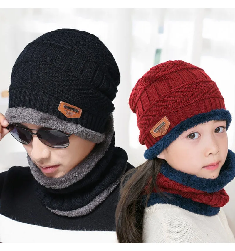 Combo Offer New Winter Cap Topi And Neck Warmer For Men and Women